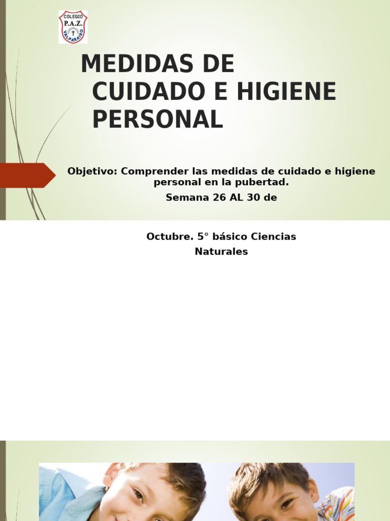 Higiene Personal en la Pubertad | PDF | Higiene
