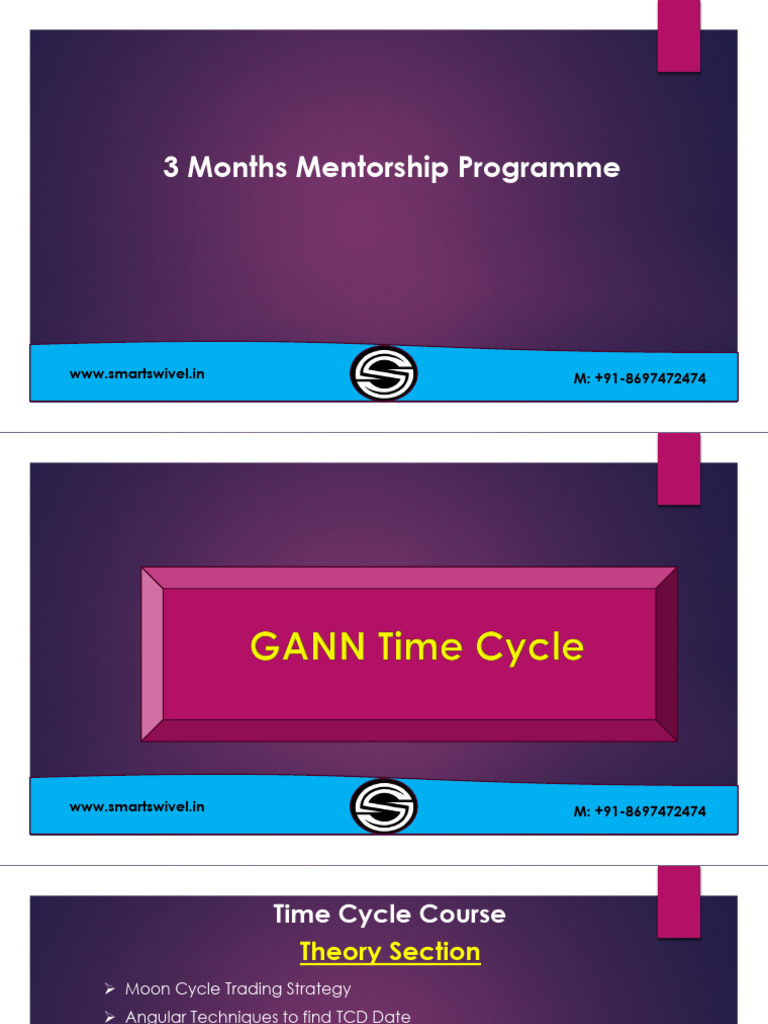 3 Months GANN + HURST + ASTRO Modified | PDF | Day Trading | Securities ...