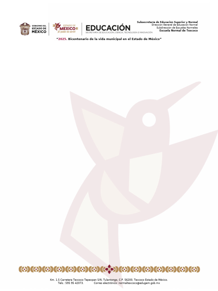 Membrete Oficial 2025 | PDF