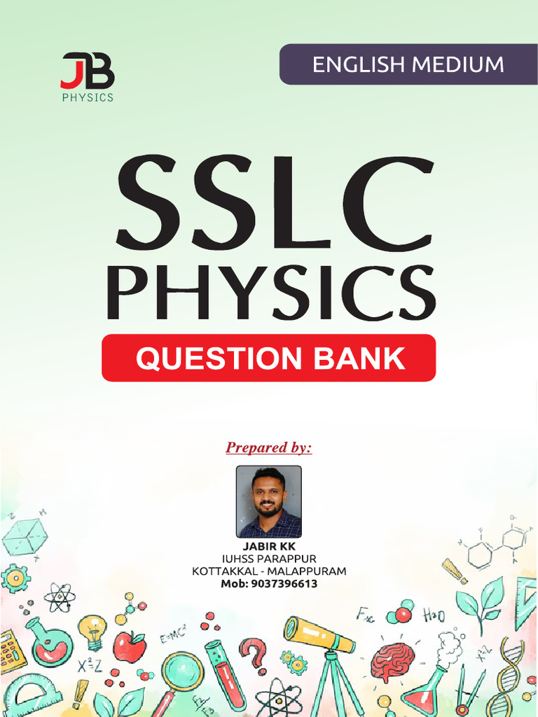 SSLC Phy Question Bank | PDF