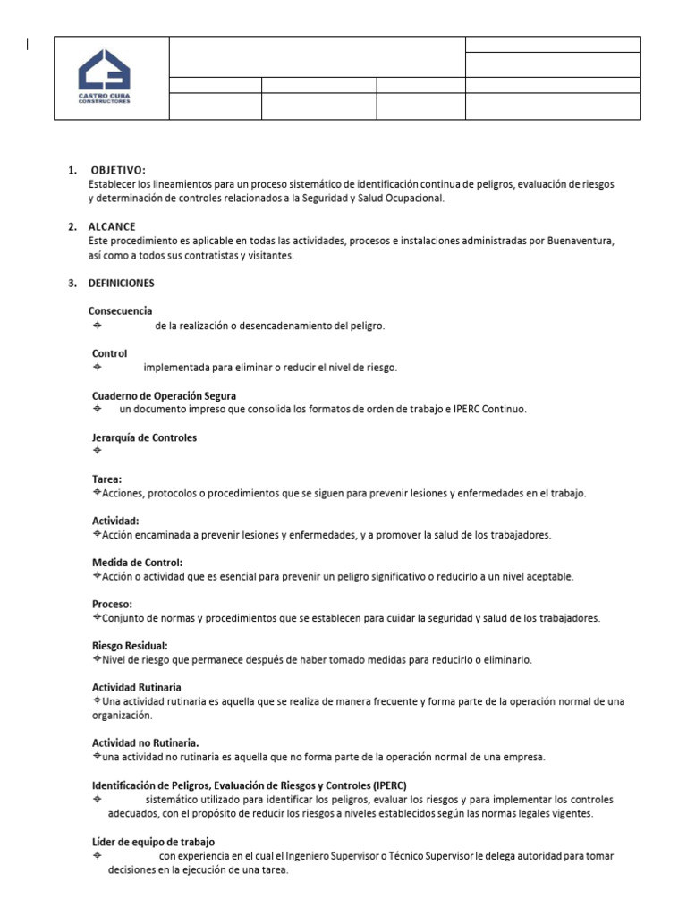 P.Q.C3.M.03.F. Identificación de Peligros, Evaluación de Riesgos y ...