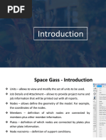 L2 - Space Gass Modelling | PDF | Truss | Beam (Structure)
