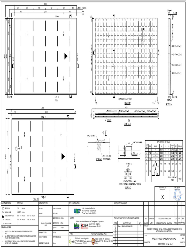 GROUND FLOOR SLAB SET-2 | PDF | Mechanical Engineering | Structural ...