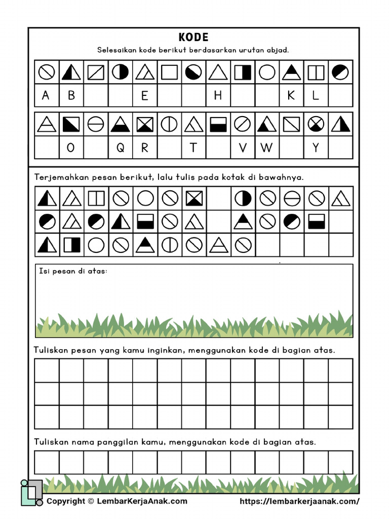 Pemecahan Kode - Hitam Putih | PDF