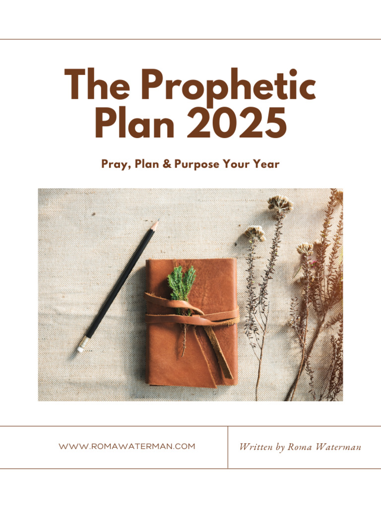 2025 Prophetic Planning Guide | PDF | Prophecy | Revelation