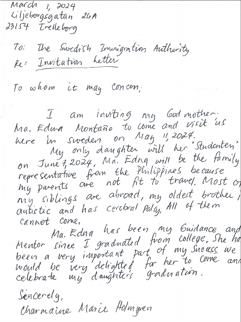 Invitation N Letter | PDF
