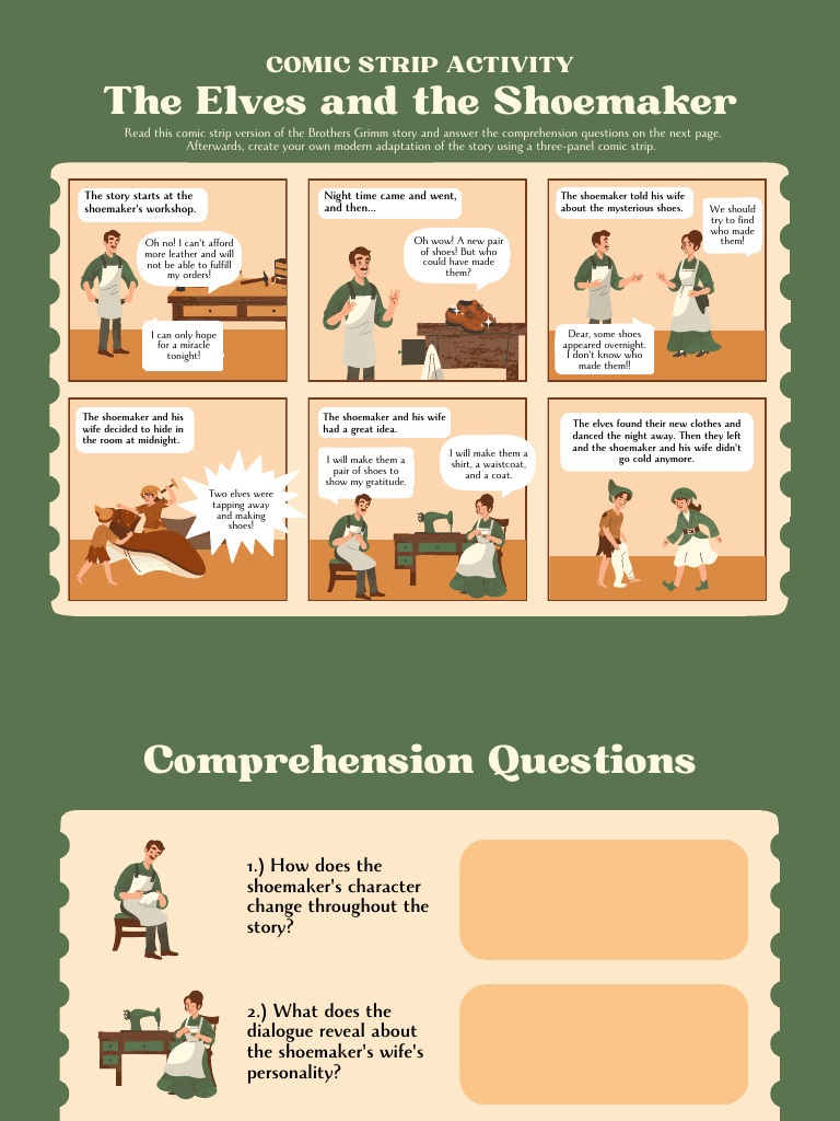 Retelling A Story Comic Srip | PDF