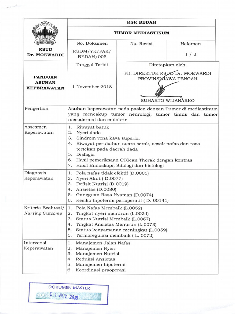 005 Tumor Mediastinum | PDF