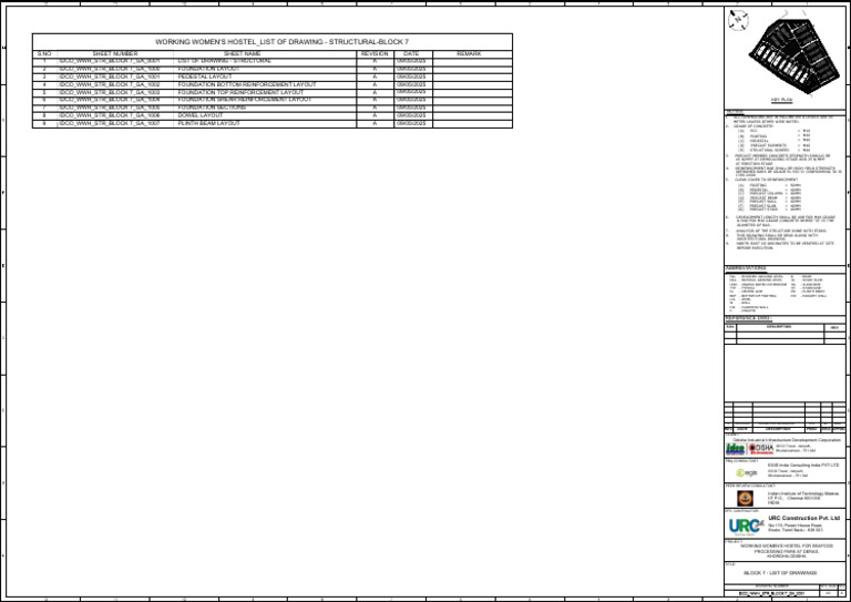 IDCO-BLOCK 7 Erection Drawing - Removed | PDF
