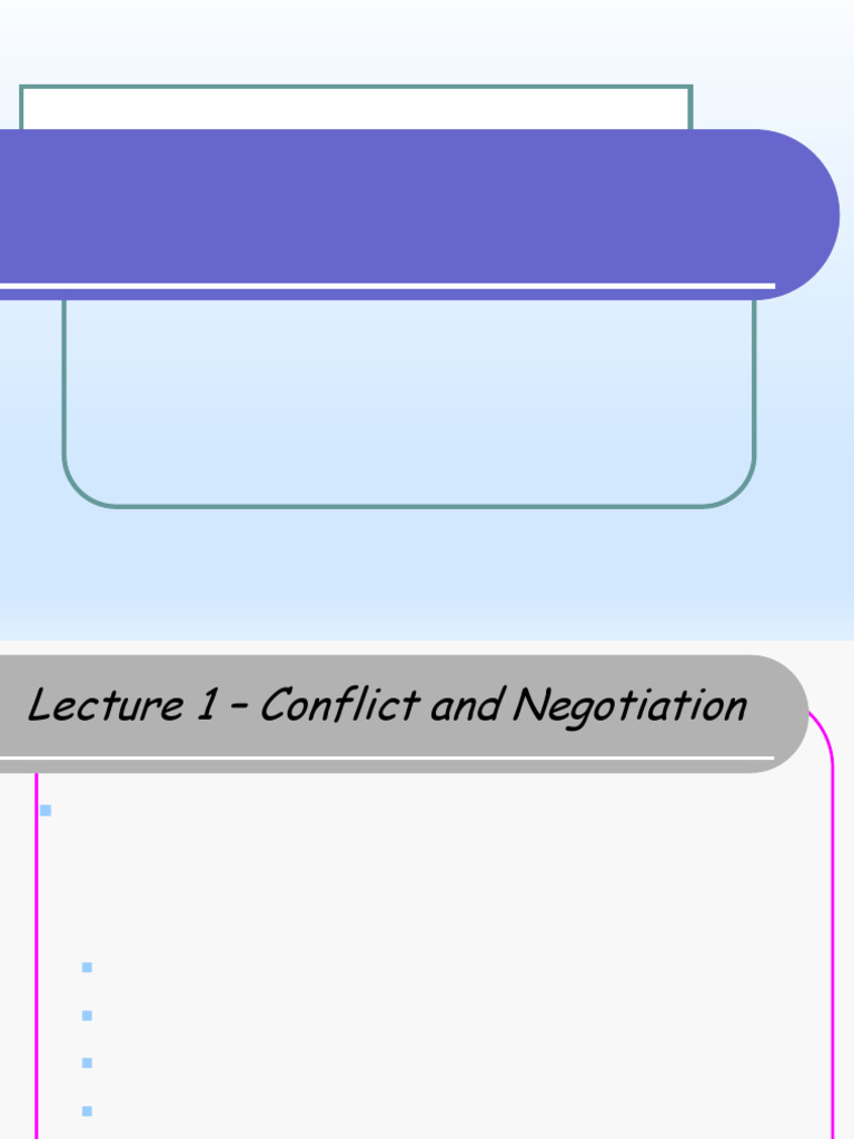 Conflict Resolution Strategies Explained | PDF | Conflict Resolution ...
