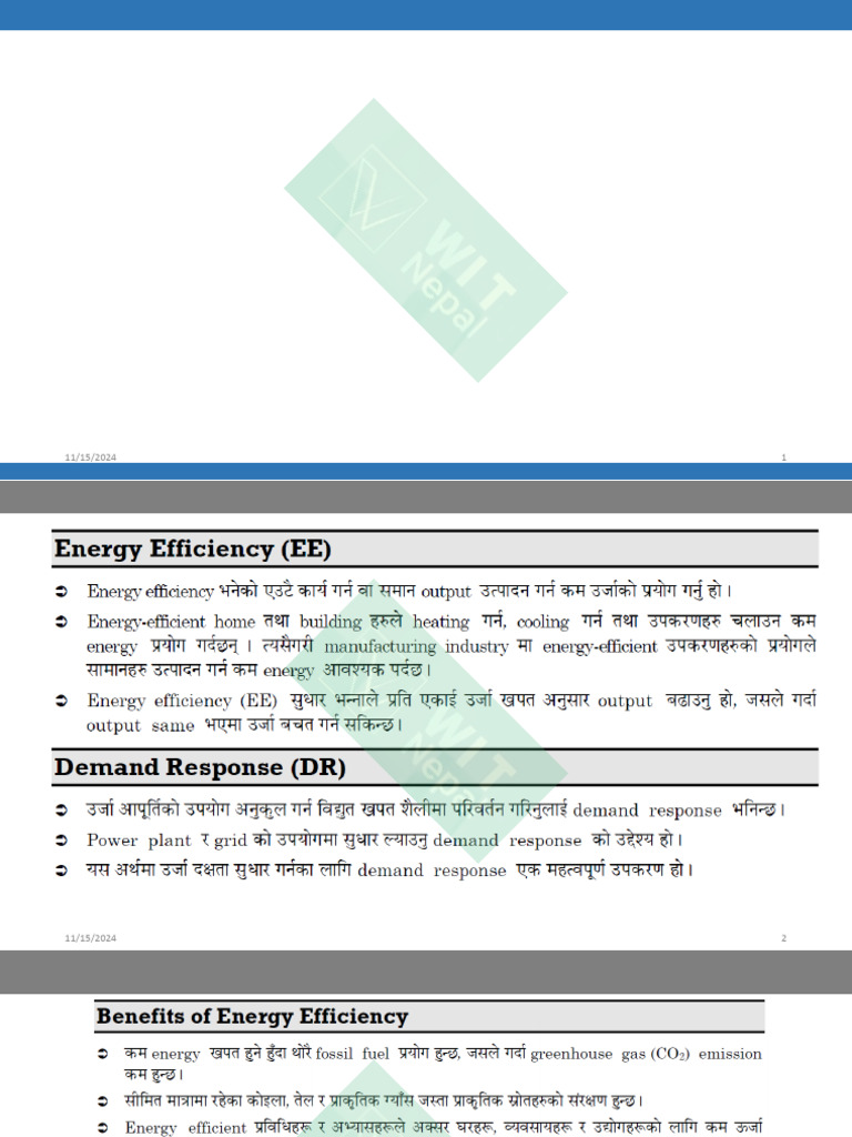 Chapter13-Energy Efficiency and Demand Side Management - Watermark | PDF