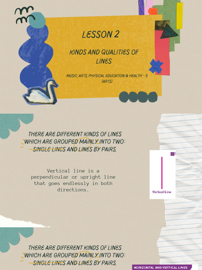 L2 - Kinds and Qualities of Lines - 5 (Arts) | PDF | Perpendicular ...