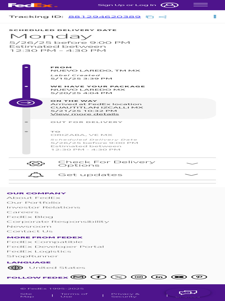 Detailed Tracking | PDF
