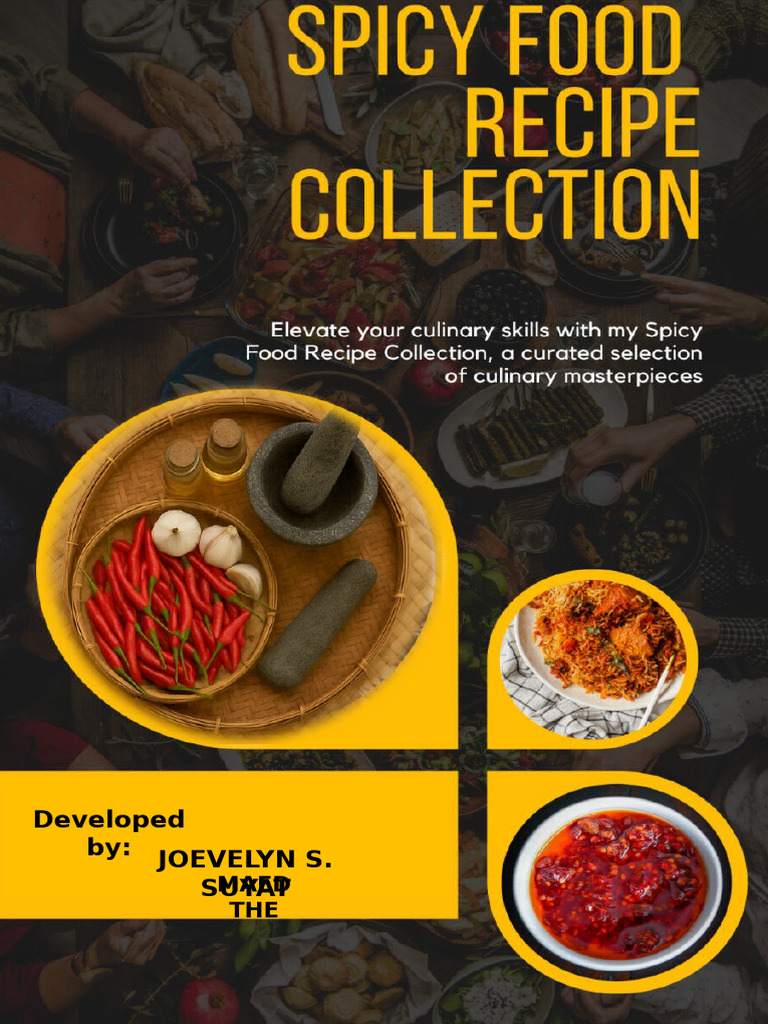 Final Recipe Book PPT Output | PDF | Capsicum | Chili Pepper