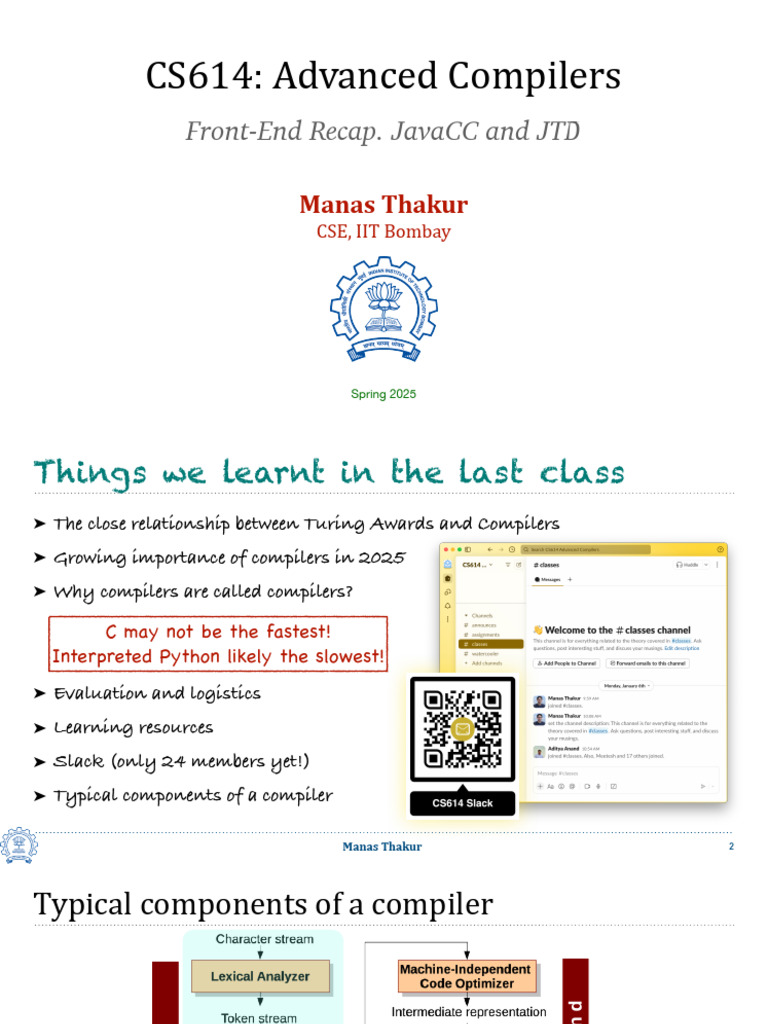 cs614 Lec02 | PDF | Class (Computer Programming) | Parsing