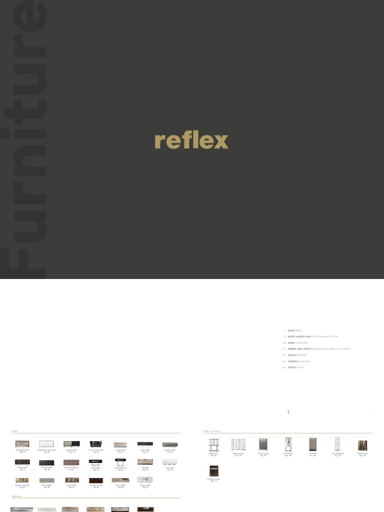 Reflex - Catalogo Furniture - 2022 | PDF | Metallic Elements | Chemical Elements