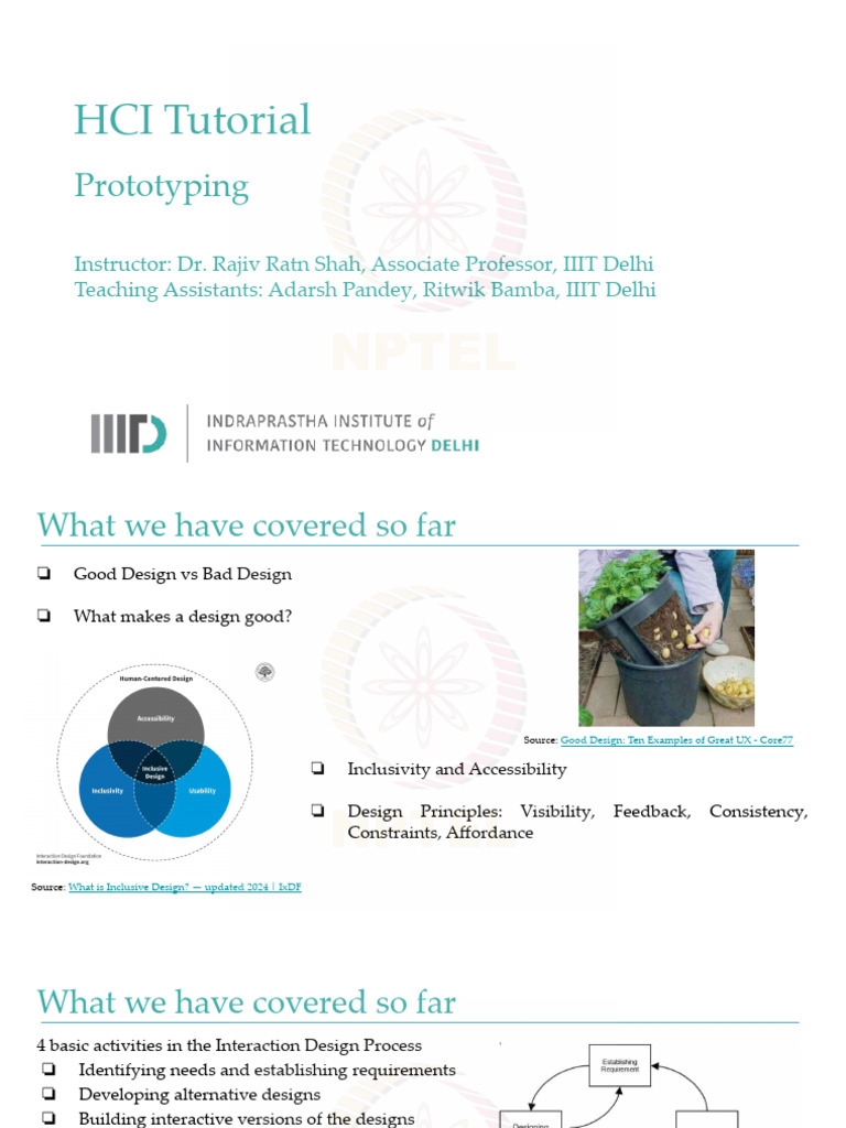 NPTEL HCI Tut7 | PDF