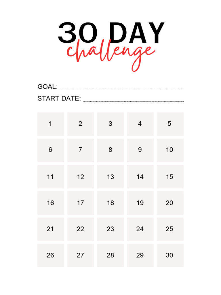 Bonus - 30-Day Printable Habit Tracker | PDF