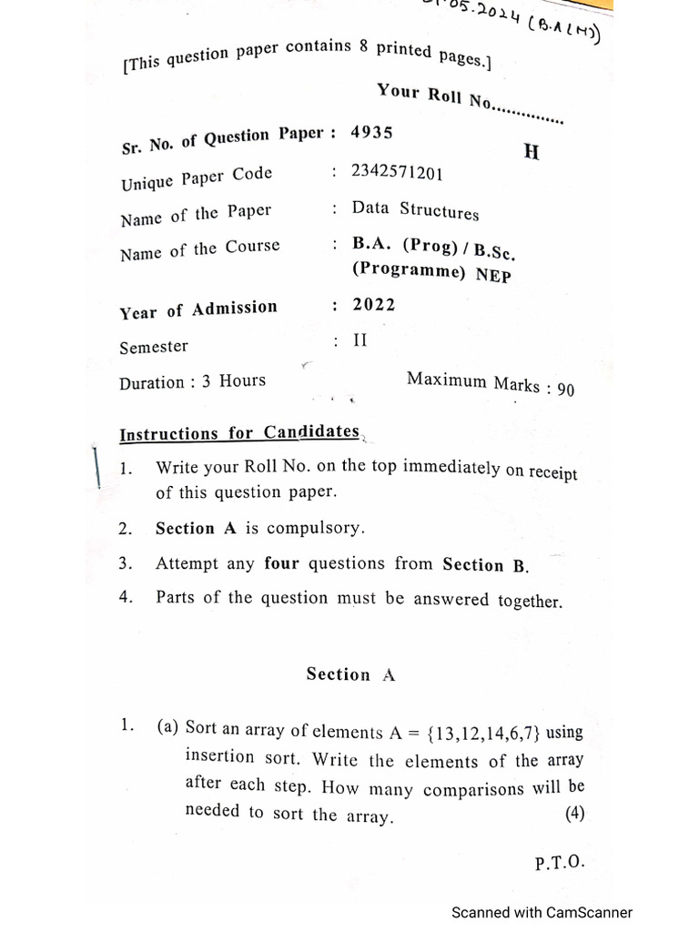 NEP - Data Structures - 31may2024 | PDF