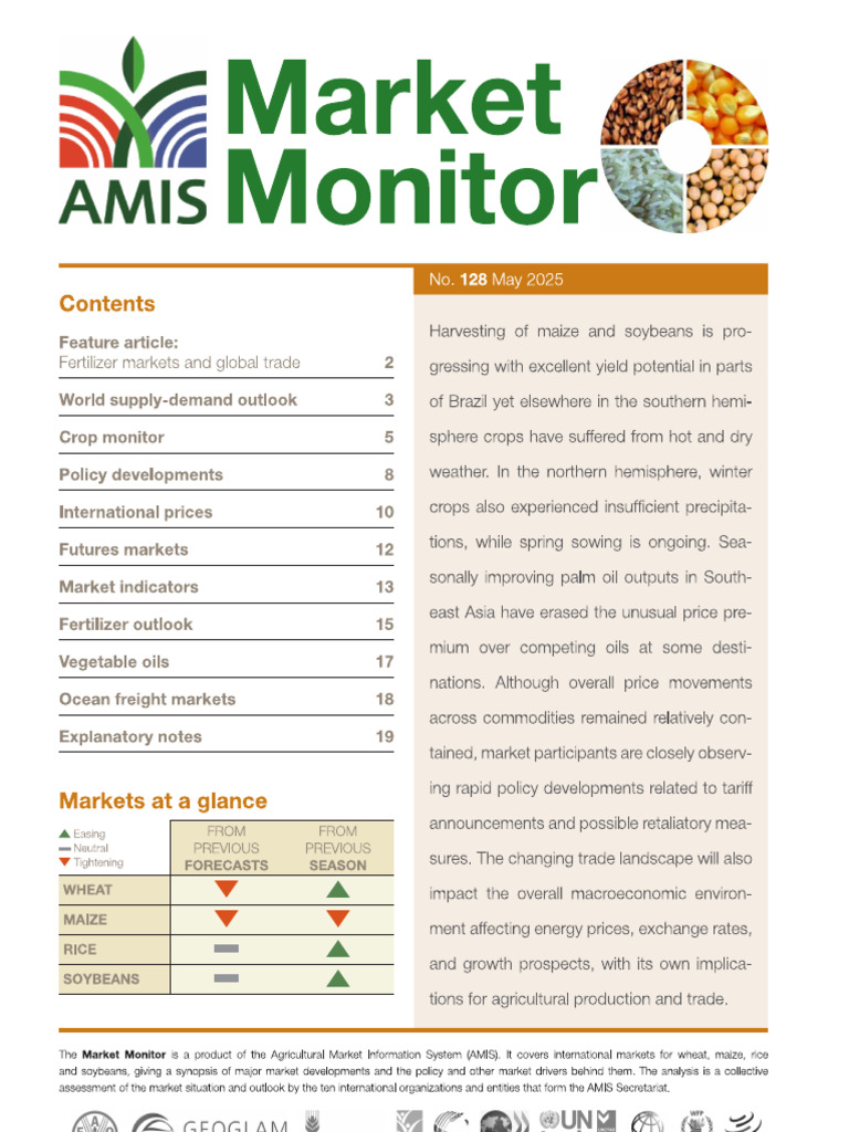 AMIS Agri-Market Monitor Report | PDF