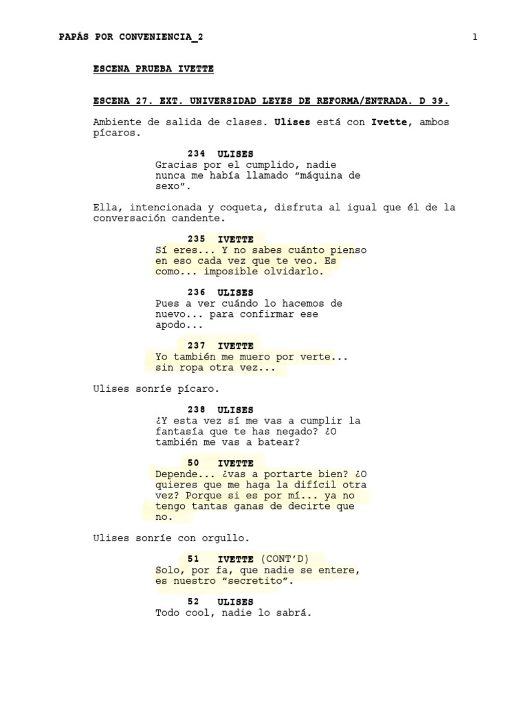 PPC2 Escena Cast Ivette | PDF