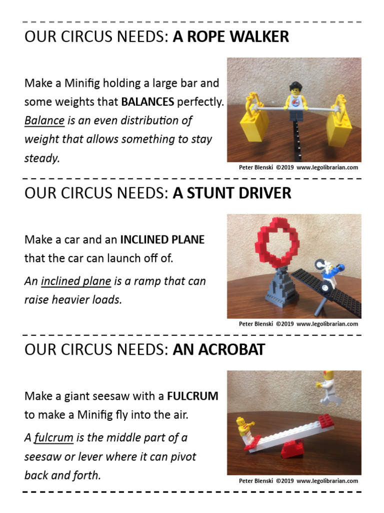 Circus-Themed LEGO Building Ideas | PDF