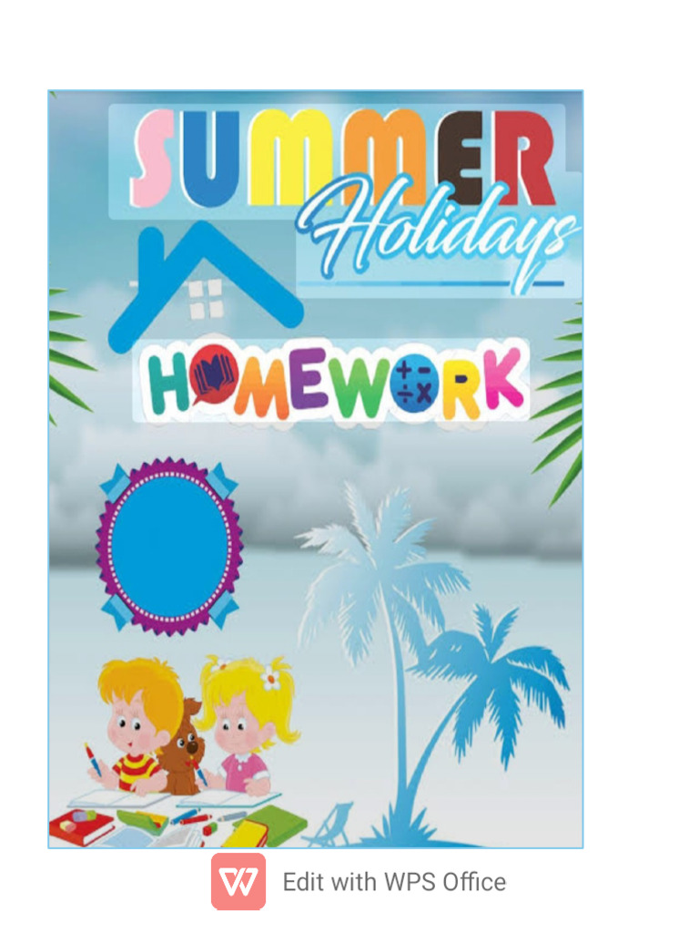 Diwali Holiday Homework for Class 3 | PDF