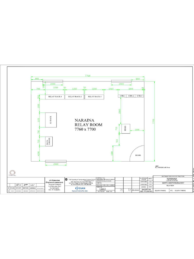 Annexure C - Relay Room Floor Plan | PDF