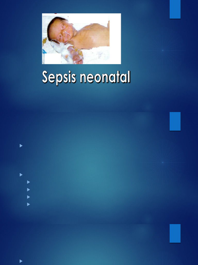 Sepsis Neonatal: Causas y Prevención | PDF | Septicemia | Enfermedades ...