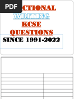 Writing Quality Kcse Compositions | PDF | Essays | Fluency