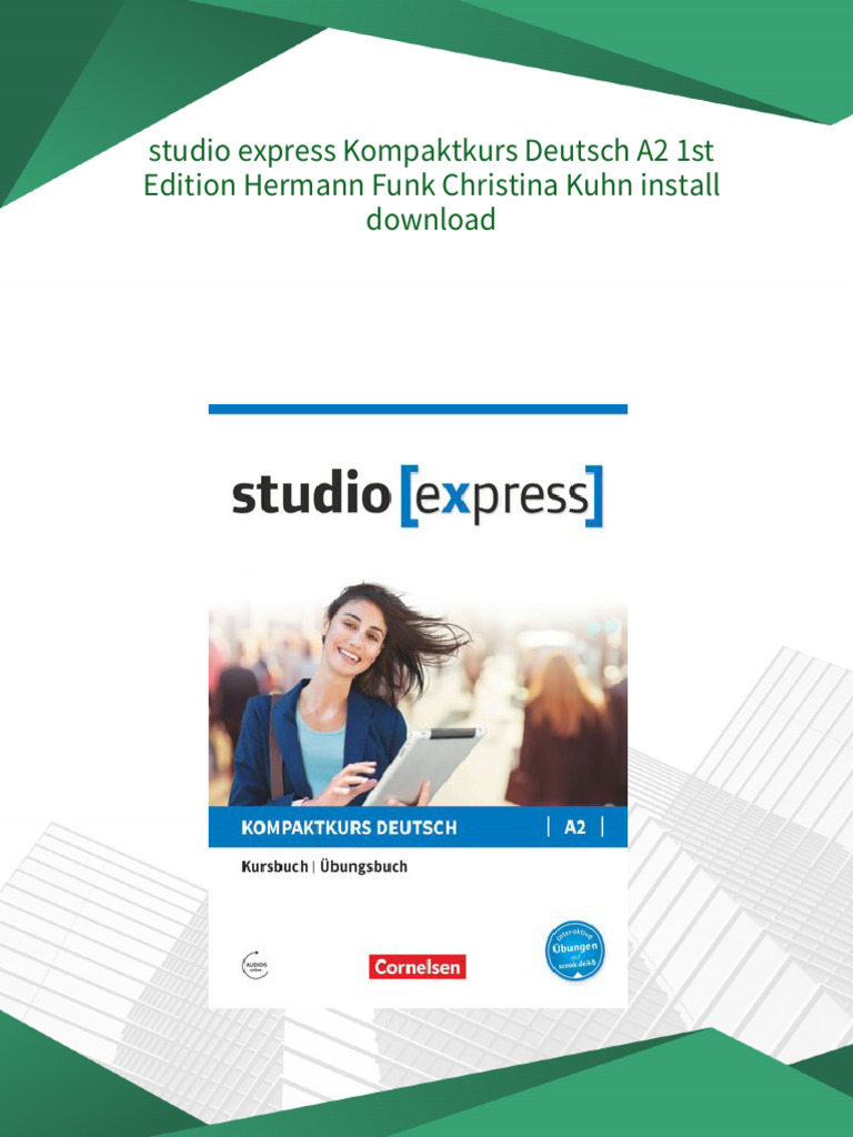 Studio Express Kompaktkurs Deutsch A2 1st Edition Hermann Funk ...