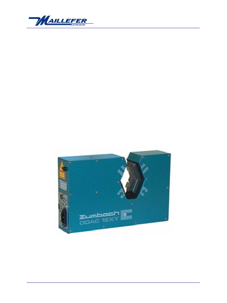 Manual Operator ODAC-J | PDF | Parameter (Computer Programming) | Calibration