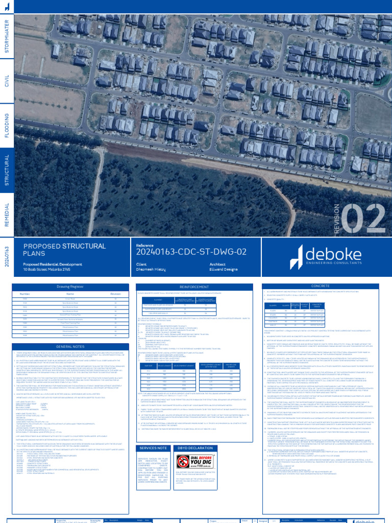 Structural Drawings | PDF | Concrete | Civil Engineering