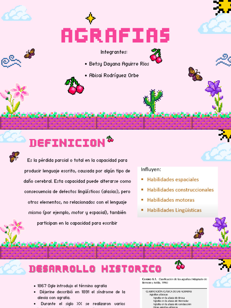 Agrafias Clase de Neuropsicologia, Que Son y Sus Tipos | PDF | Afasia ...