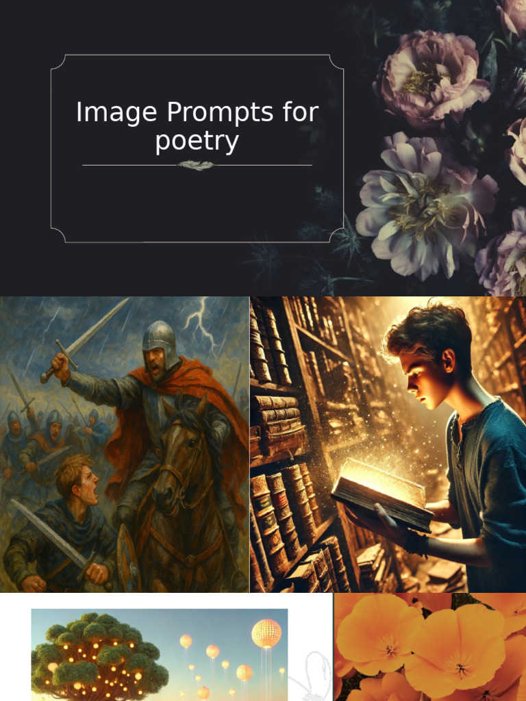 Image Prompts For Poetry | PDF