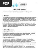 PACFA Code of Ethics | PDF | Psychotherapy | Confidentiality