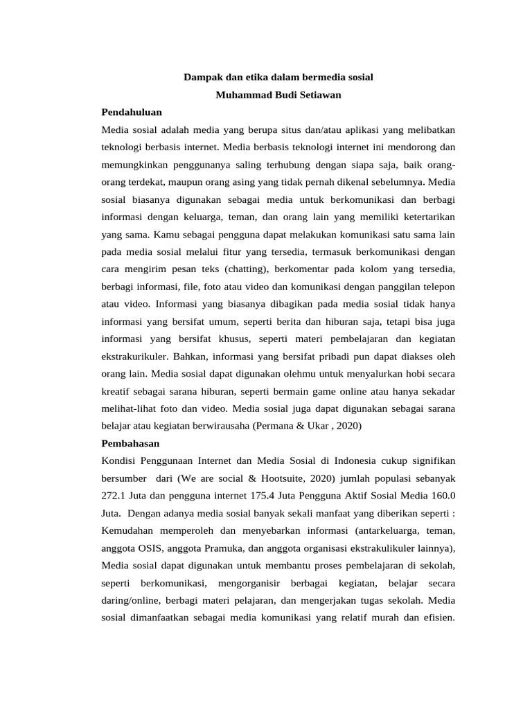 Muhammad Budi Setiawan | PDF