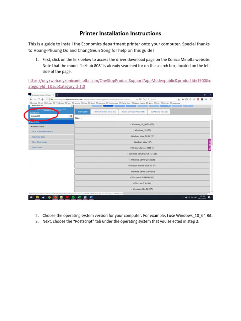 Printer Installation Guide | PDF