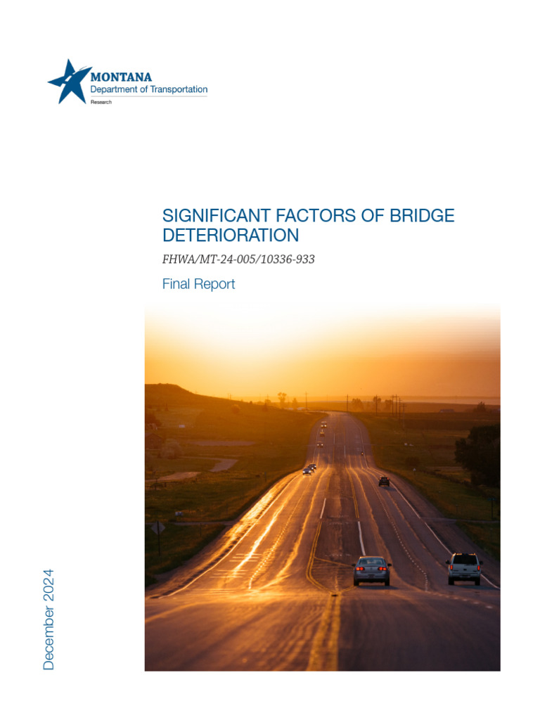 Significant Factors of Bridge Deterioration | PDF | Errors And ...
