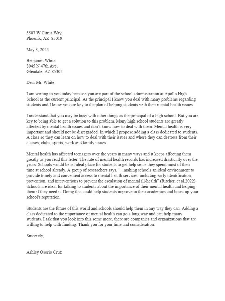 1 Stakeholder Letter Template | PDF