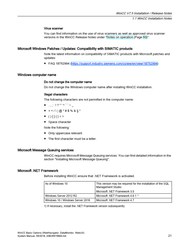 WinCC7.5 BasicOptions - PDF Page 21 | PDF
