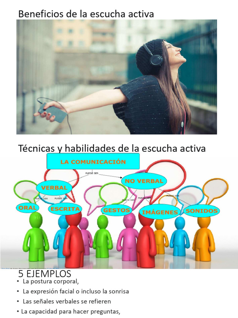 Beneficios y técnicas de escucha activa | PDF