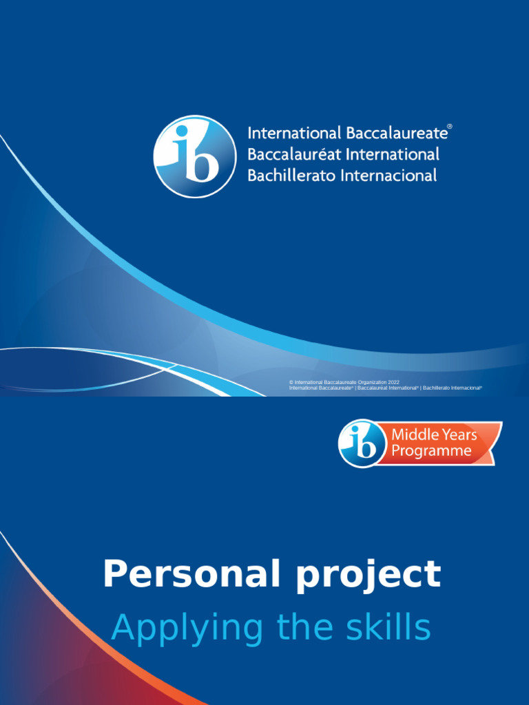 Applying ATL Skills in IB Personal Project | PDF | Information Literacy ...