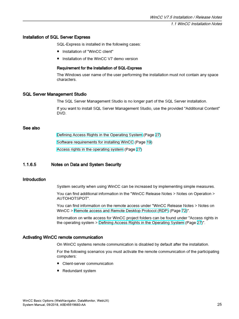 WinCC7.5 BasicOptions - PDF Page 25 | PDF