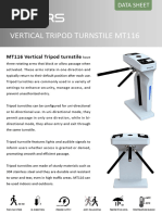 Full Height Turnstile Installation Guide | PDF | Access Control | Menu ...