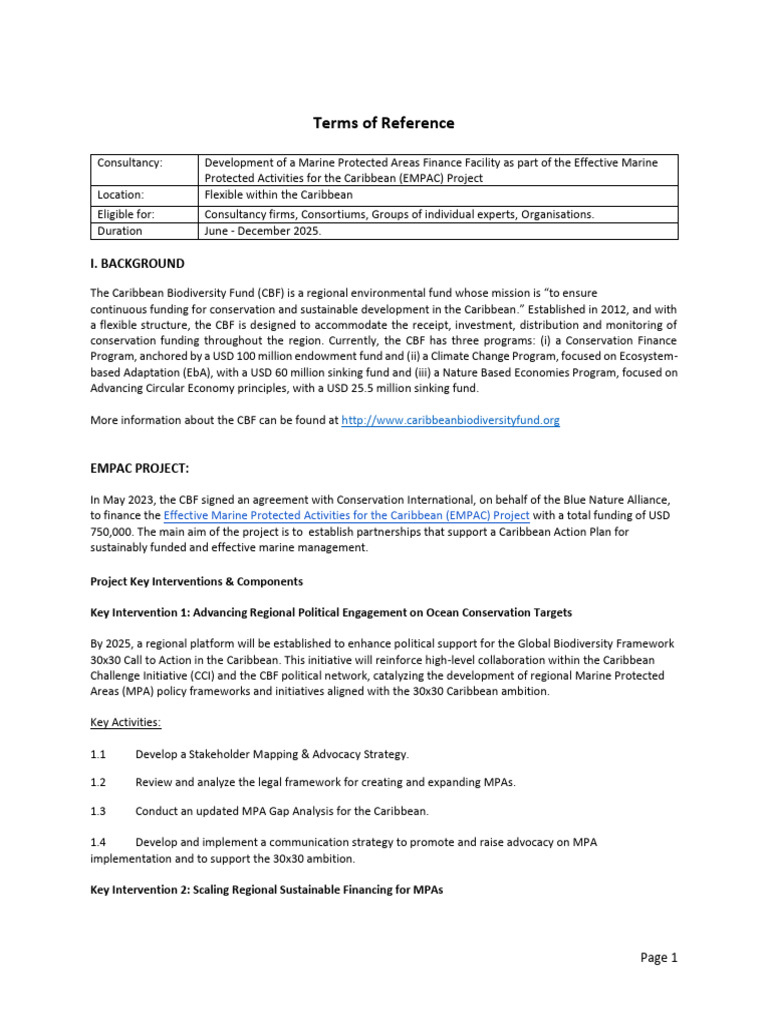 TOR MPA Facilty - EMPAC Updated | PDF | Governance | Conservation Biology