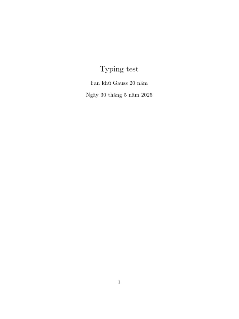 Typing_test | PDF