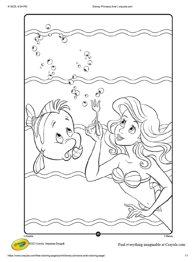 Disney Princess Ariel | PDF