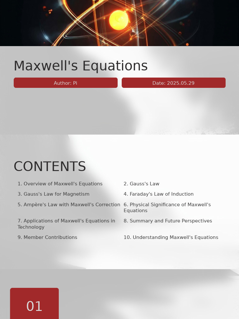 Maxwell's Equations | PDF | Electromagnetic Induction | Magnetic Field