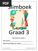 Grade 3 Afrikaans 2025 Activity Book - Term 2 | PDF